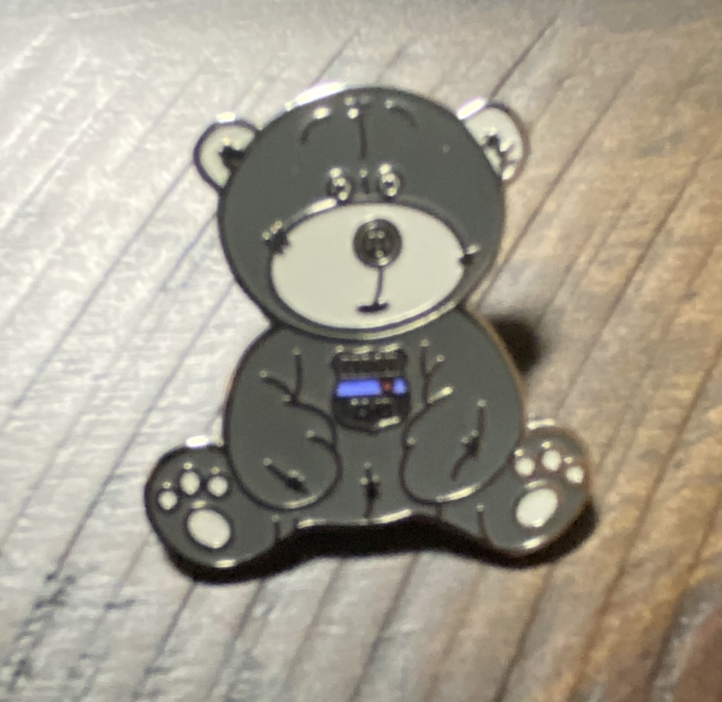 Bear Pin | Blue Line Bears
